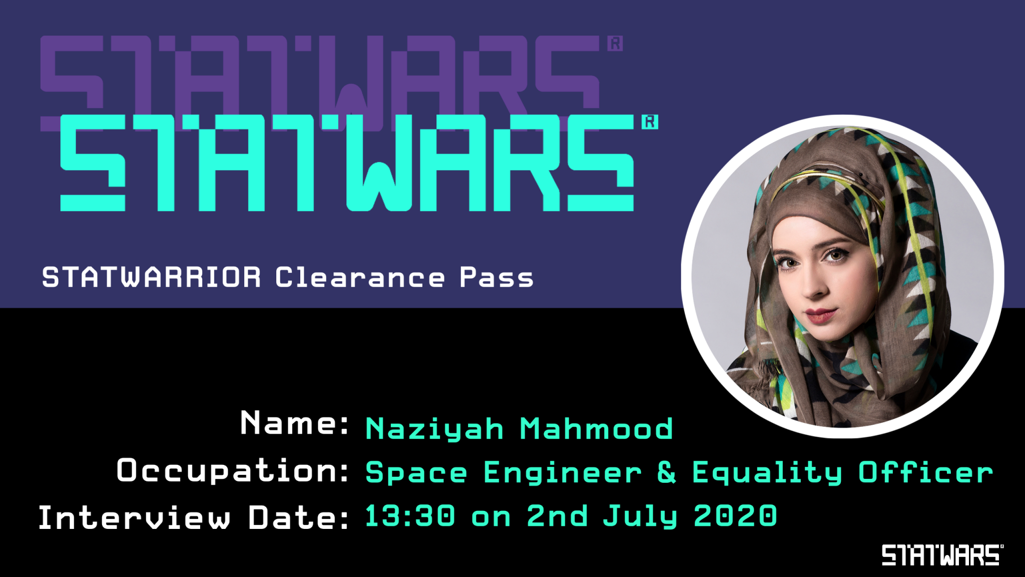 Space Engineer - Naziyah Mahmood - Statwars Competition